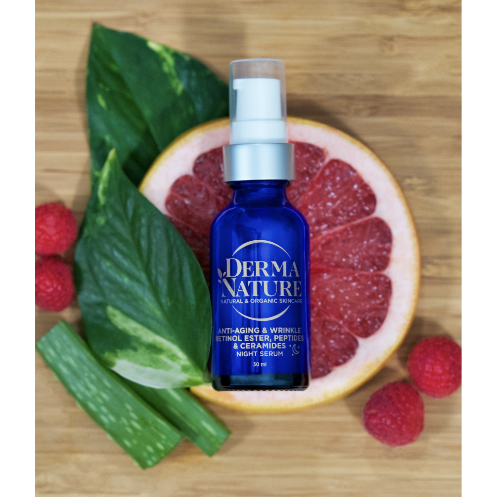 ANTI-AGING & WRINKLE RETINOL Ester, PEPTIDES & CERAMIDES Night Serum ...